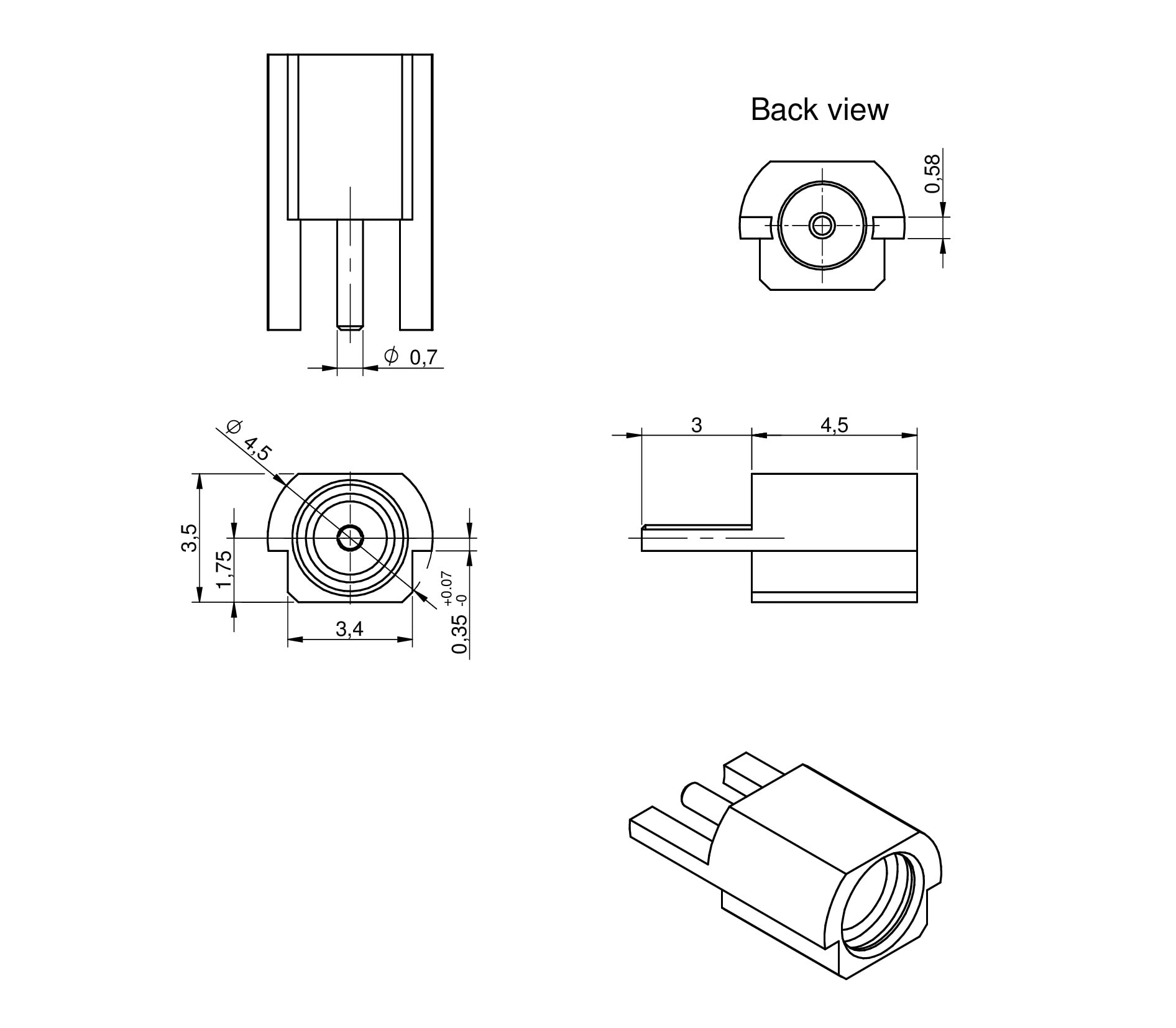WR-MMCX PCB End Launch | Electromechanical Components | Würth ... WR-MMCX PCB End Launch | Electromechanical Components | Würth ...